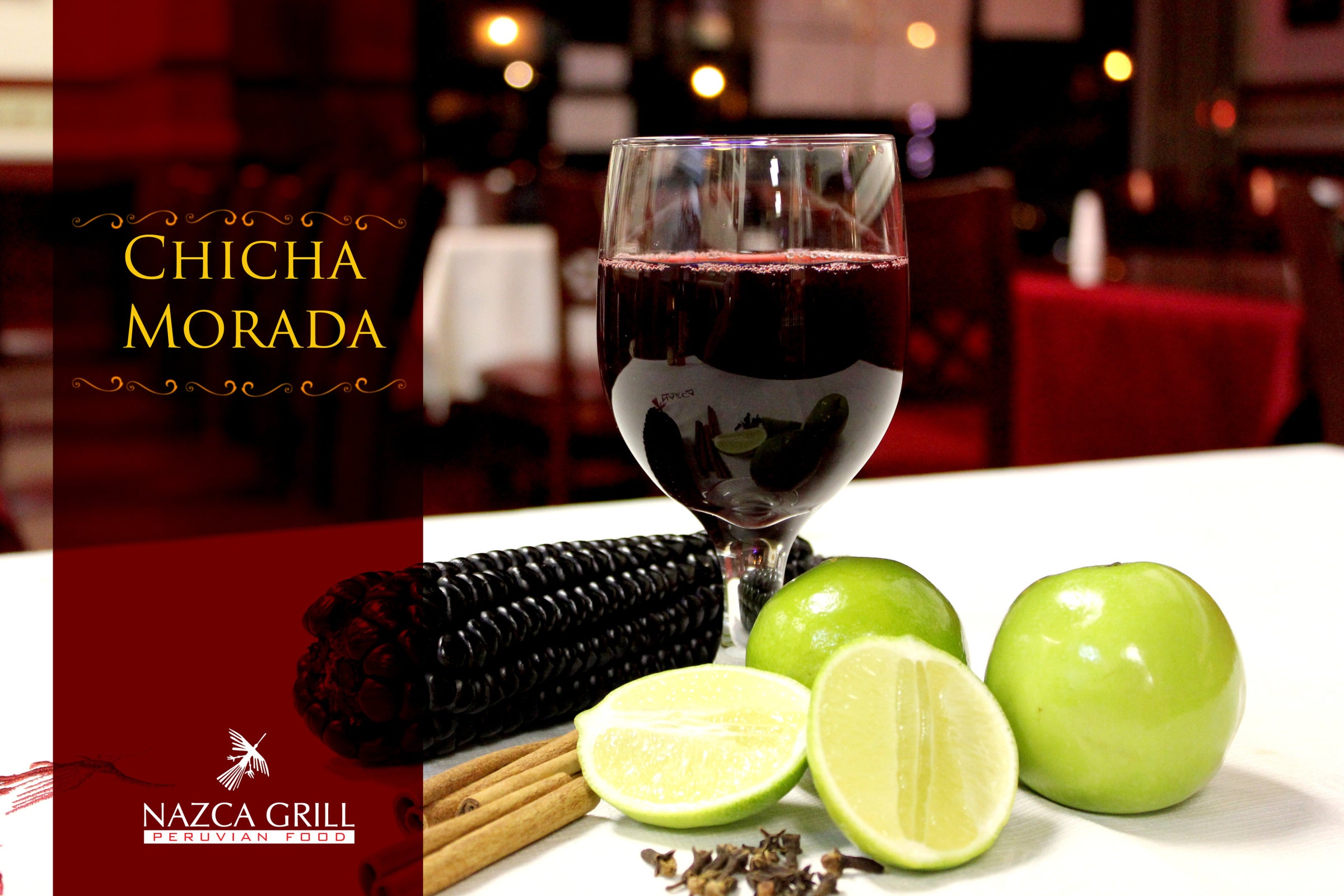 Chicha Morada Glass
